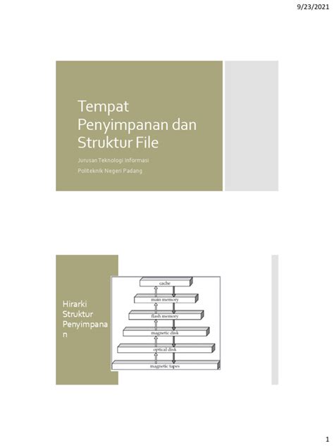 Tempat Penyimpanan Dan Struktur File Pdf