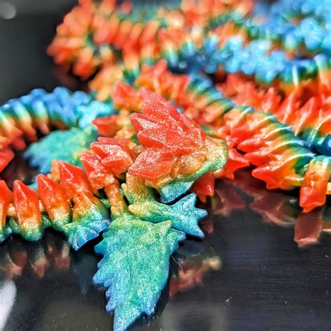 3d Printable Tiny Crystal Dragon By Cinderwing3d