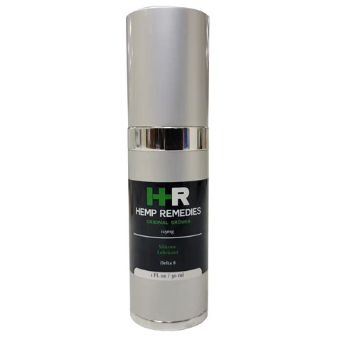 Hemp Remedies Delta 8 Silicone Based Lubricant 125mg Hemp Remedies