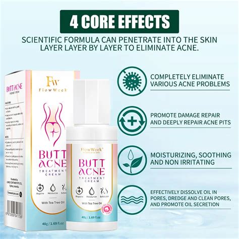 Flow Week 2 In 1acne Cream Pimple Remover Whitening Cream For Butt Underarm Armpit Inguinal