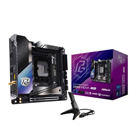 Asrock Intel Core Ultra Z890 Lga1851 Rl Ilm Mini Itx Motherboard Phantom Gaming