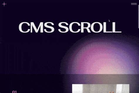 CMS Scroll Webflow