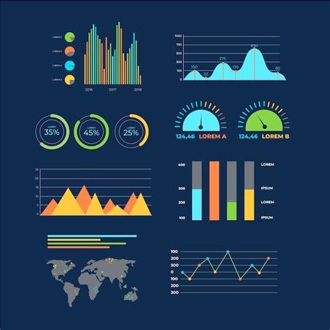 Premium Vector Data Visualization Icon Design