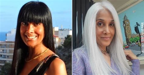 Fauzias Black To White Hair Transition Sparklingsilvers