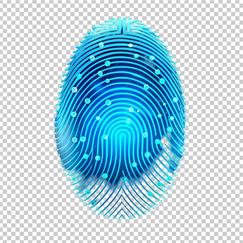Premium Psd Biometric Fingerprint Scan Identification System