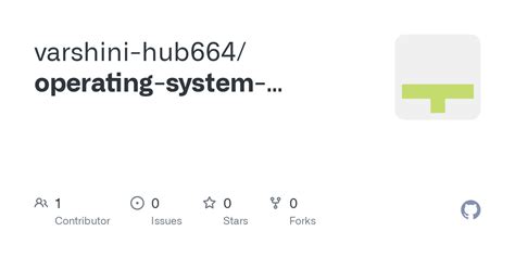 Github Varshini Hub664operating System Csa0489