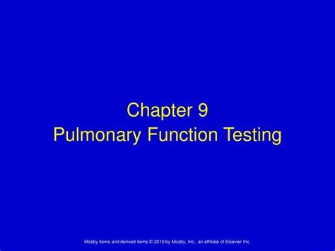 PPT Chapter Pulmonary Function Testing PowerPoint Presentation Free Download ID