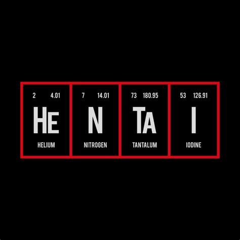 Hentai Periodic Table Of Elements Bath Mat Distrowlincs Artist Shop