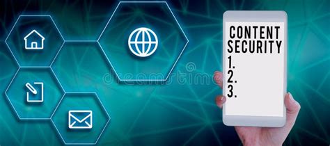 Text Caption Presenting Content Security Conceptual Photo The Planning