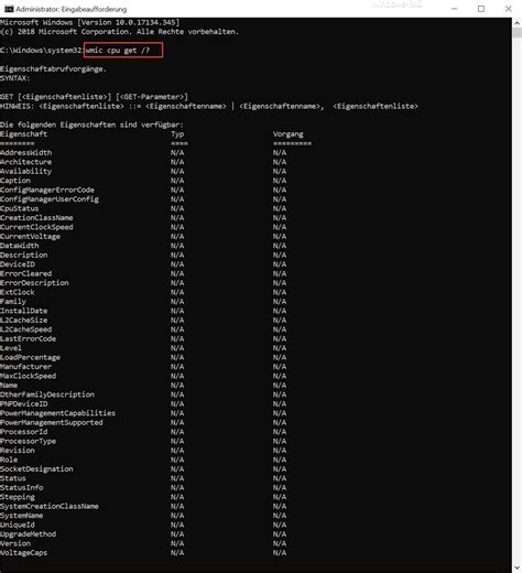 Per WMIC Befehl Informationen Zur CPU Auslesen Windows FAQ