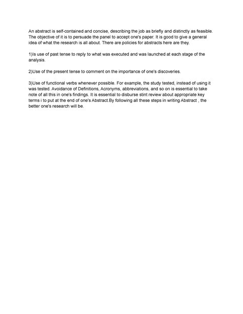 engl1102 written assignment unit 7 an abstract is self contained and