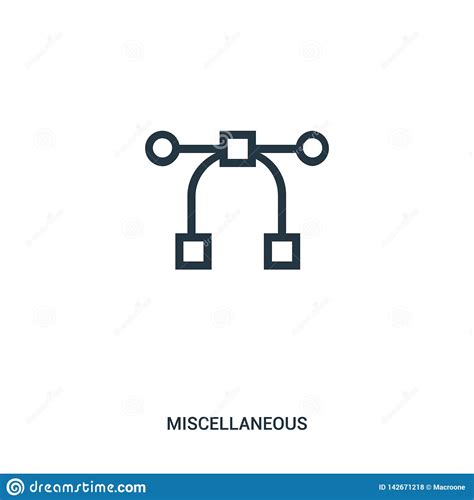 Vector Icon Vector From Miscellaneous Collection Thin Line Vector Outline Icon Vector