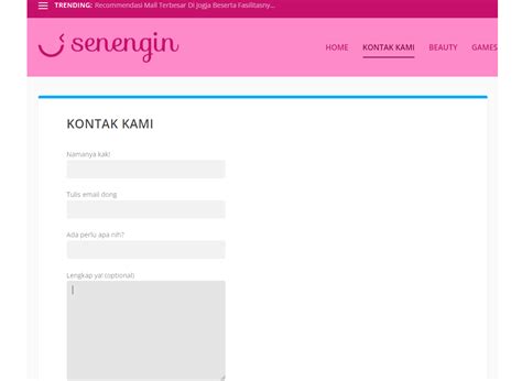 Membuat Contact Form Di Wordpress