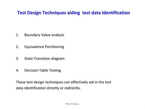 Test Data Documentation Ss Ppt Test Data Documentation Ss Ppt