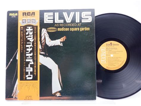 【やや傷や汚れあり】【帯付】elvis Presleyエルヴィス・プレスリー「elvis As Recorded At Madison
