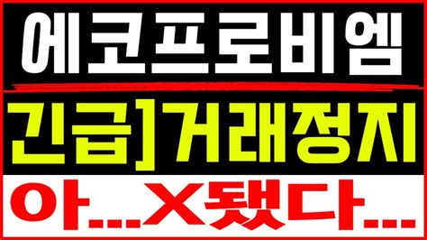 에코프로비엠 주가전망 속보거래정지 아 X됐다 Feat 이게 뭔 개소리야 에코프로비엠주가전망 에코프로비엠주가 에코프로비엠 에코프로비엠주식 에코프로비엠목표가