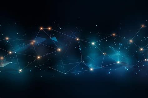 Data Network Background And Copy Space Premium Ai Generated Image