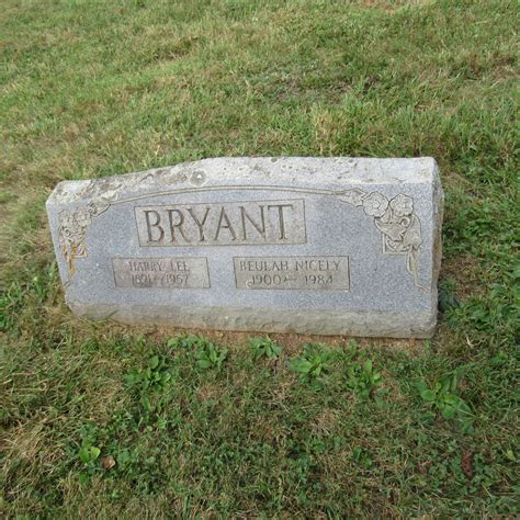 Harry Lee Bryant 1891 1957 Find A Grave Memorial