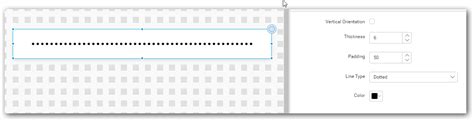 how to customize line widget spacing with padding property