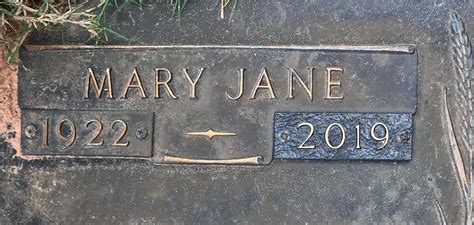 Mary Jane Stewart Conyers 1922 2019 Find A Grave Memorial
