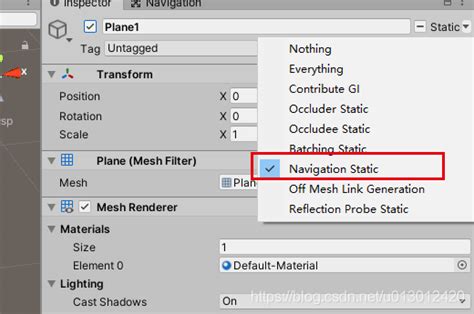 Unity中初步使用navmesh寻路系统navmeshcontroller Csdn博客