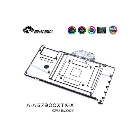 Bykski Asus Tuf Rx 7900 Xtx Incl Backplate