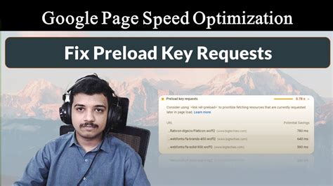 How To Fix Preload Key Requests Youtube