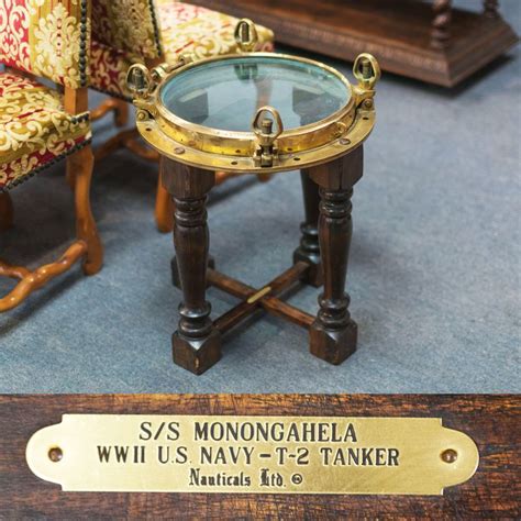 The Great Texas Auction House Man Cave Furniture Brass Porthole