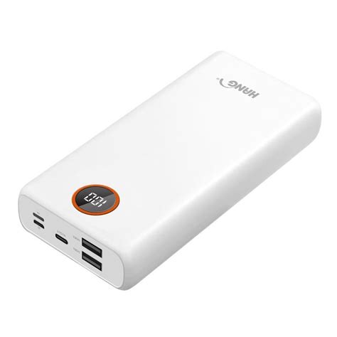Hang 【南紡購物中心】 40000mah超大電容量 液晶顯示pdqc40雙向快充行動電源pd4黑白 Pchome 24h購物