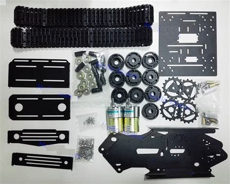 Tr300p 37 Motor Tank Tracked Chassis Unassembled Intelligent Car Robot