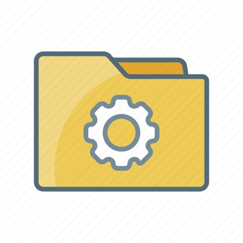 configuration directory document file folder settings setup icon