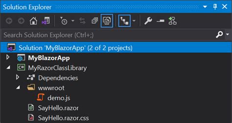 Publishing A Self Contained Blazor Component Razor Css Js As A
