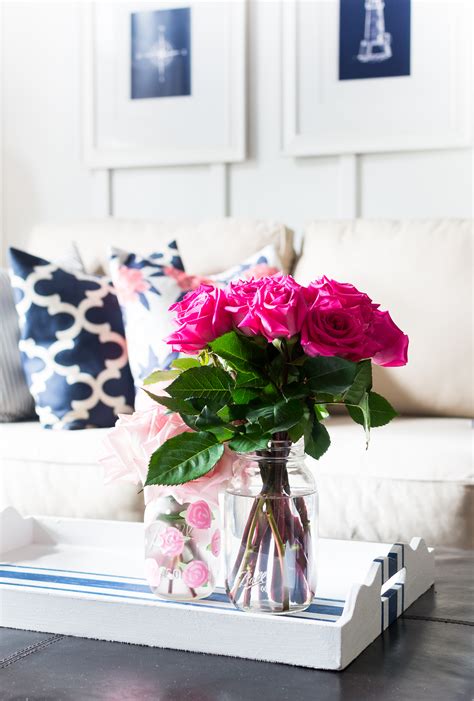 Navy Pink Decor Living Room Spring Of It All Started With Paint