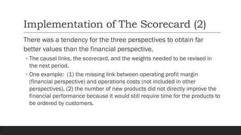 Enhancing Organizational Performance Through Integrated Erp Based Balanced Scorecard Pdf