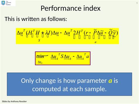 Predictive Control With Constraints 5 5 Gpc With T Filterpptx