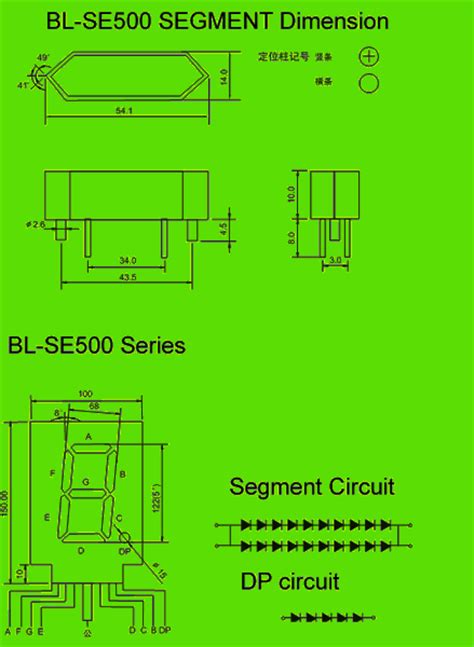 Large LED Segment Display Inch