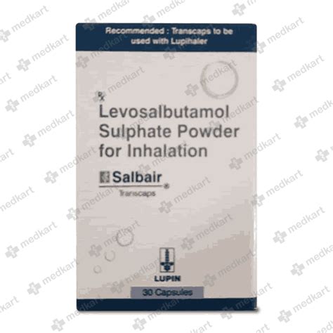 Salbair Transcap 30s Price Composition And Generic Alternatives Medkart