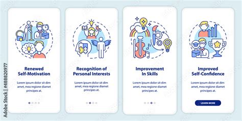 Lifelong Learning Benefits Onboarding Mobile App Screen Walkthrough 4