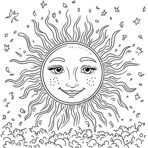 Coloriage Soleil Gratuits à Imprimer