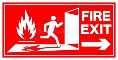 Exit Symbol Sign Vector Illustration Isolate On White Background