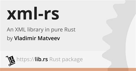 Xml Rs Rust Utility Lib Rs