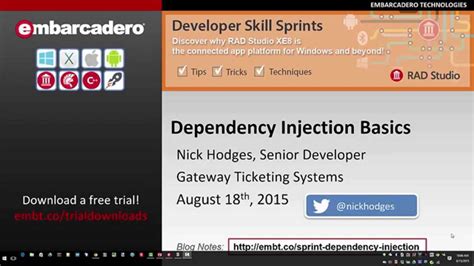 Developer Skill Sprint Using Dependency Injection For Maintainable Code Youtube
