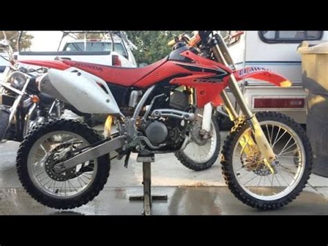 2008 Honda CR150R Oil And Transmission Fluid Change YouTube