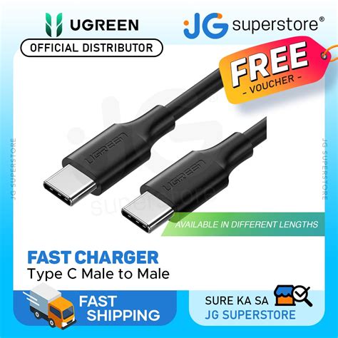Ugreen Usb C 20 To Type C Male To Male 3a Fast Charging 480mbps Data