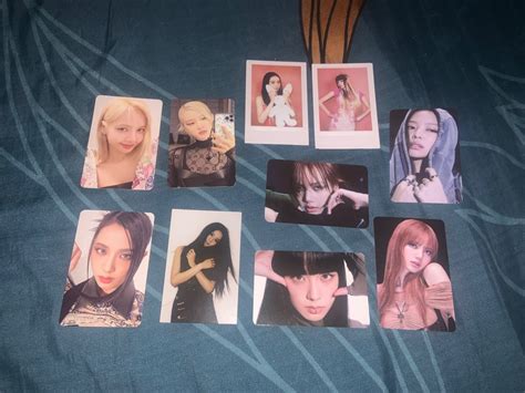 Blackpink Bornpink The Album Pc Polaroid Hobbies And Toys