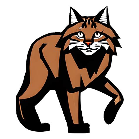 Bobcat Mascot Graphic · Creative Fabrica