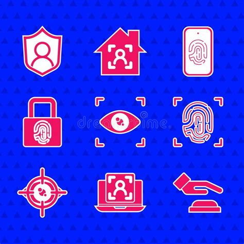 Set Eye Scan Laptop With Face Recognition Palm Print Fingerprint