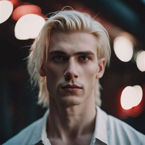 Man Pale Skin With Effeminate Feature And Red Eyes By Breathecole On