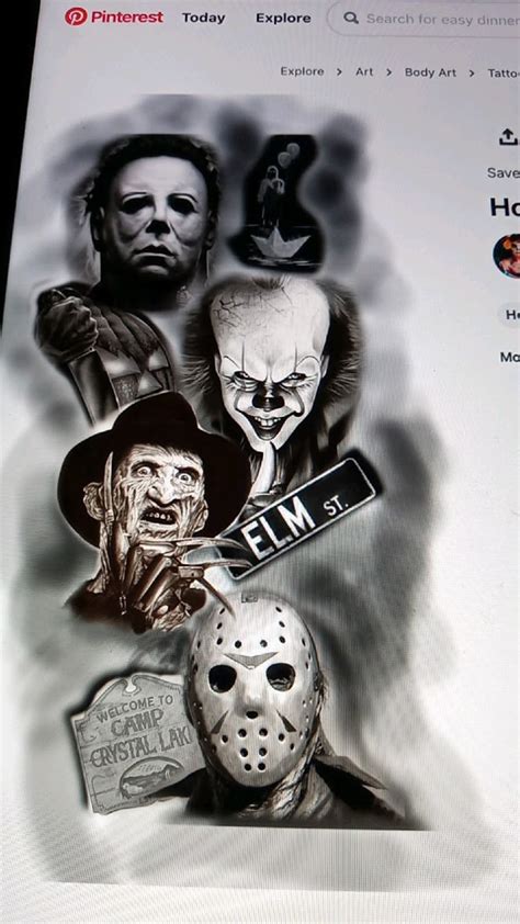 Pin By Jessie Alvarado On Horror Horror Movie Tattoos Scary Tattoos
