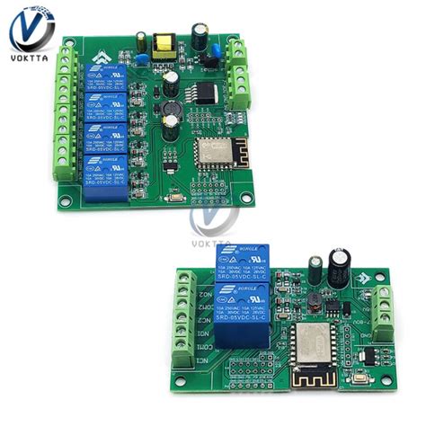 Esp8266 Vezeték Nélküli Wifi 2 Csatornás 4 Csatornás Relé Modul Esp 12f